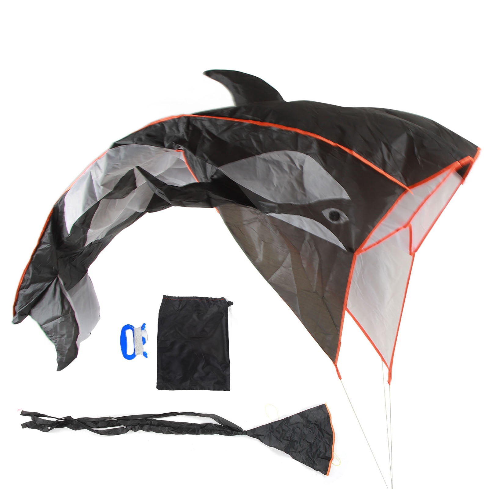 Unisex 3D Whale Kite Frameless Soft Parafoil Cartoon Animal Waterproof ...