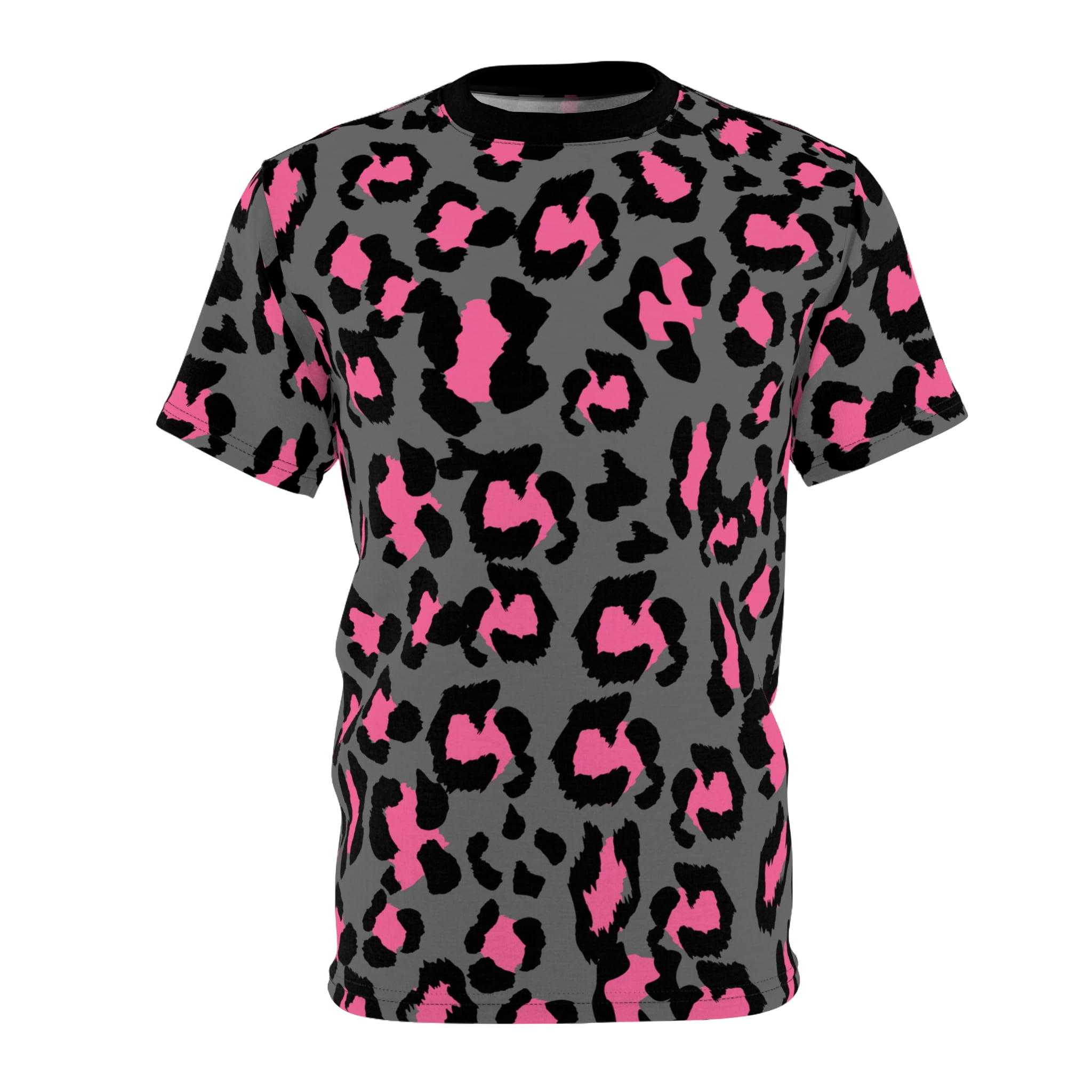 Unisex AOP - Leopard Camouflage - Dark Grey - Pink - Walmart.com