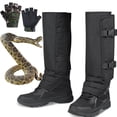Unisex Adjustable Outdoor Snake-Resistant Leg Gaiters, Snake-Proof Leg ...