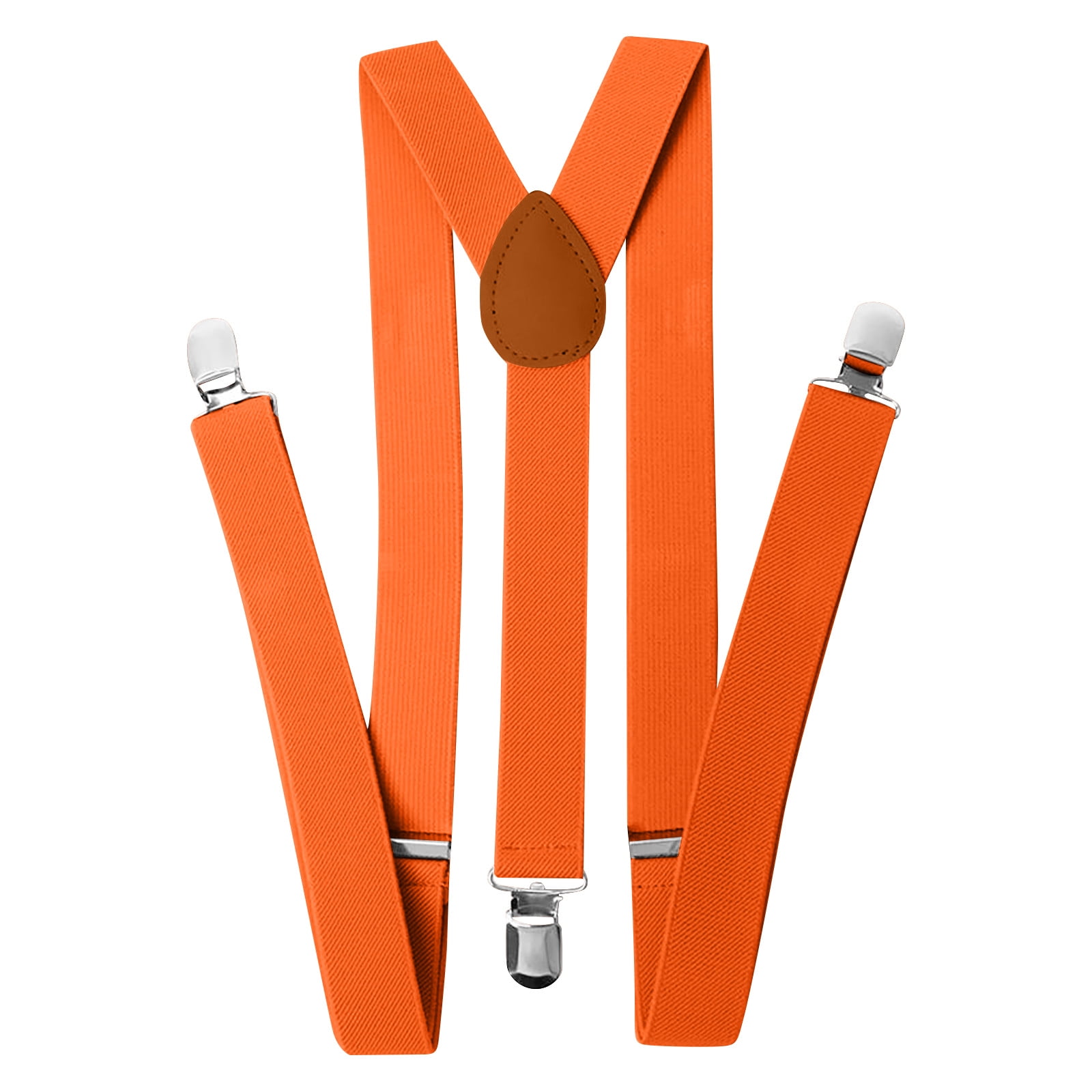 Unisex Adjustable Suspenders with Heavy Duty Clips, One Size Fits All ...