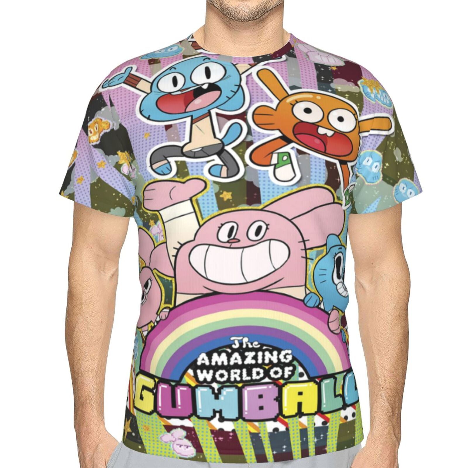 Unisex Adult Amazing World of Gumball T-Shirts, 3D Graphic Novelty ...