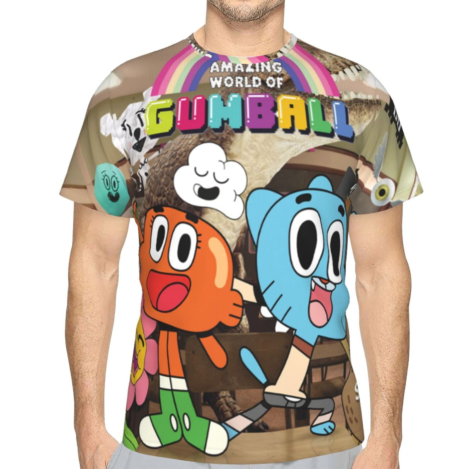 Unisex Adult Amazing World of Gumball T-Shirts, 3D Graphic Novelty ...