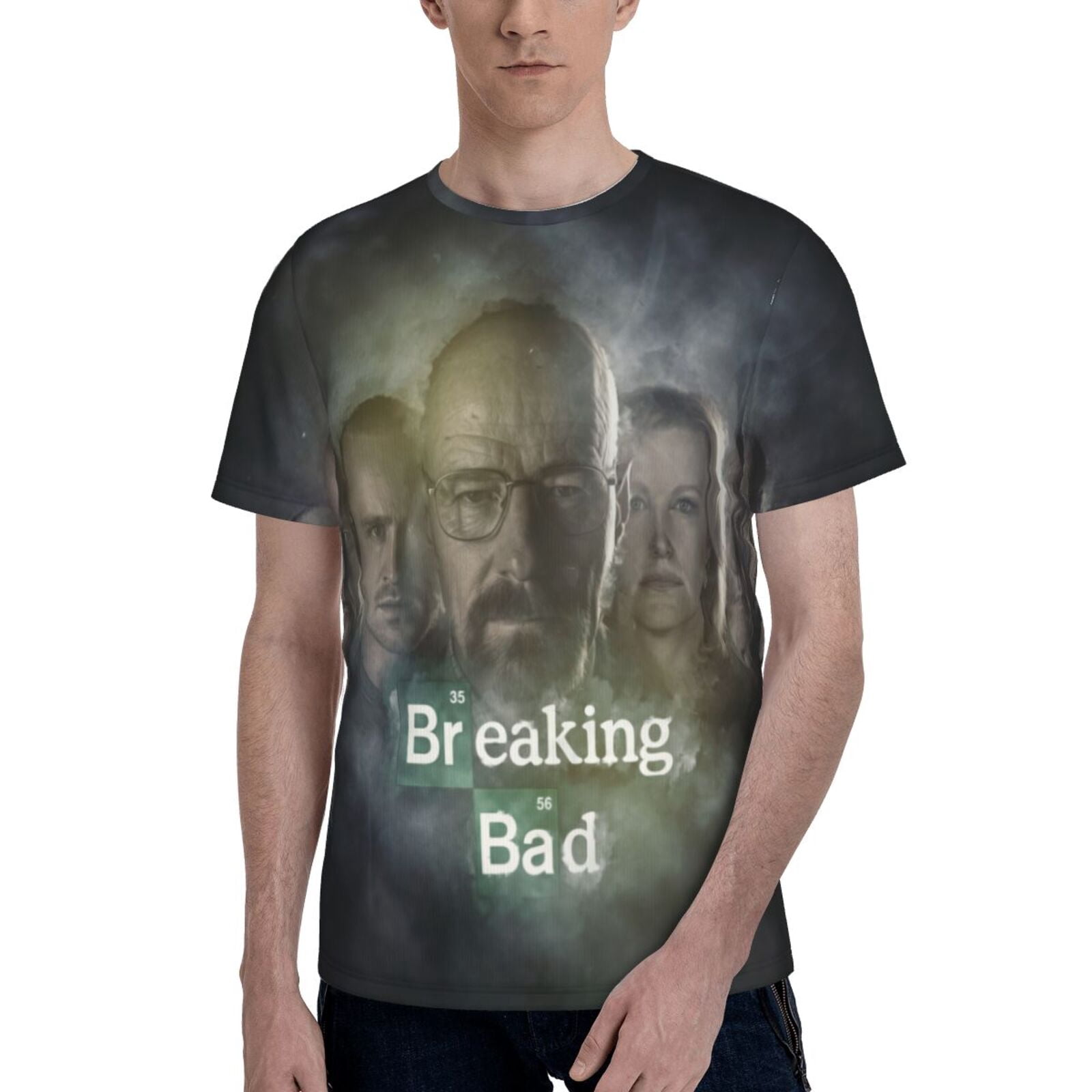 Unisex Adult Breaking Bad Graphic Tee Shirts Funny Cartoon 3D Print ...