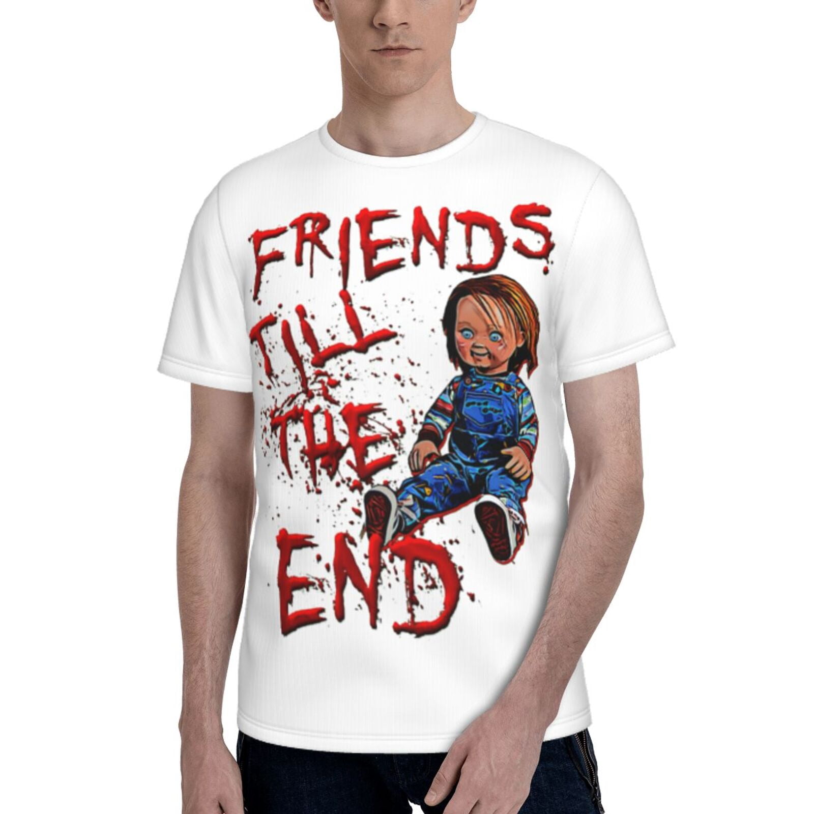 Unisex Adult Chucky Doll T Shirts 3D Printed Short Sleeve Tops Costume ...