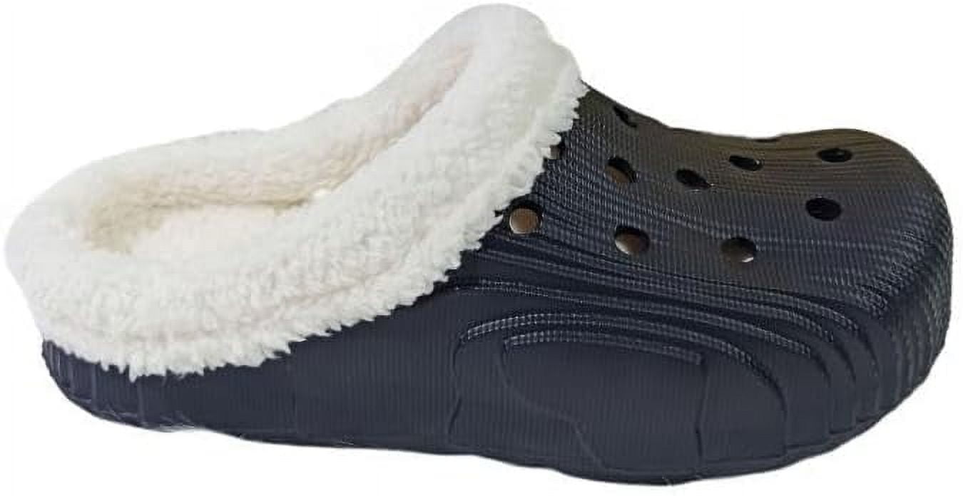 Unisex-Adult Classic Lined Clog, Slip On Warm House Slippers Winter ...