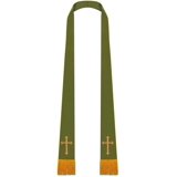 Unisex Adult Clergy Stole – Embroidered Church Crosses – 90” Long, Fits ...