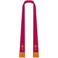 Unisex Adult Clergy Stole – Embroidered Church Crosses – 90” Long, Fits ...