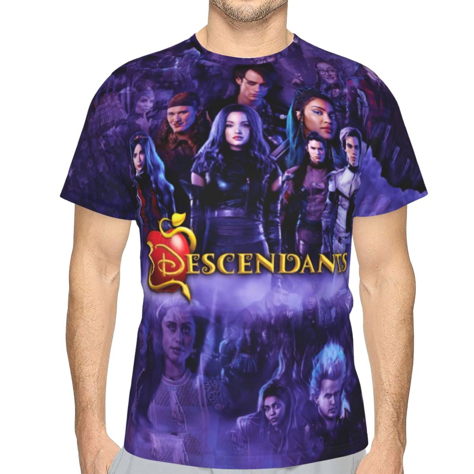 Unisex Adult Descendan-t T-Shirts, 3D Graphic Novelty Shirts Crewneck ...