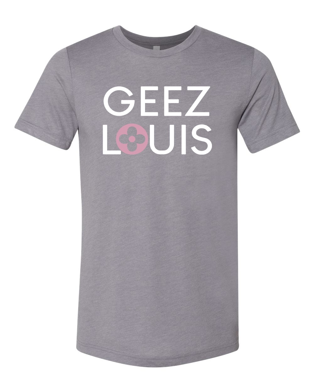 Unisex Adult Fit Geez Louis Short Sleeve T-shirt-Storm Triblend-xl ...