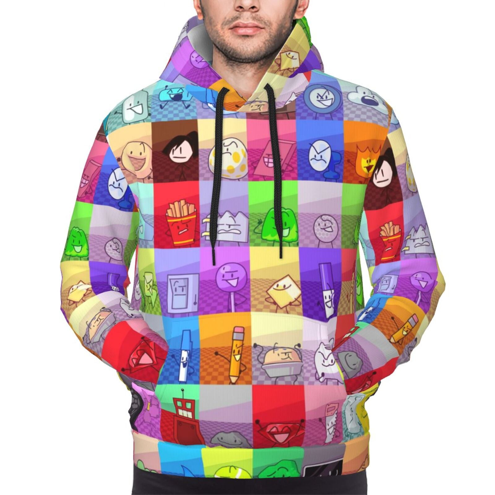 Unisex Adult Game BFDI Battle For Dream Island Pullover Hoodie With ...