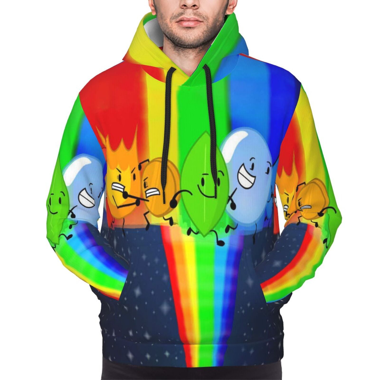 Unisex Adult Game BFDI Battle For Dream Island Pullover Hoodie With ...