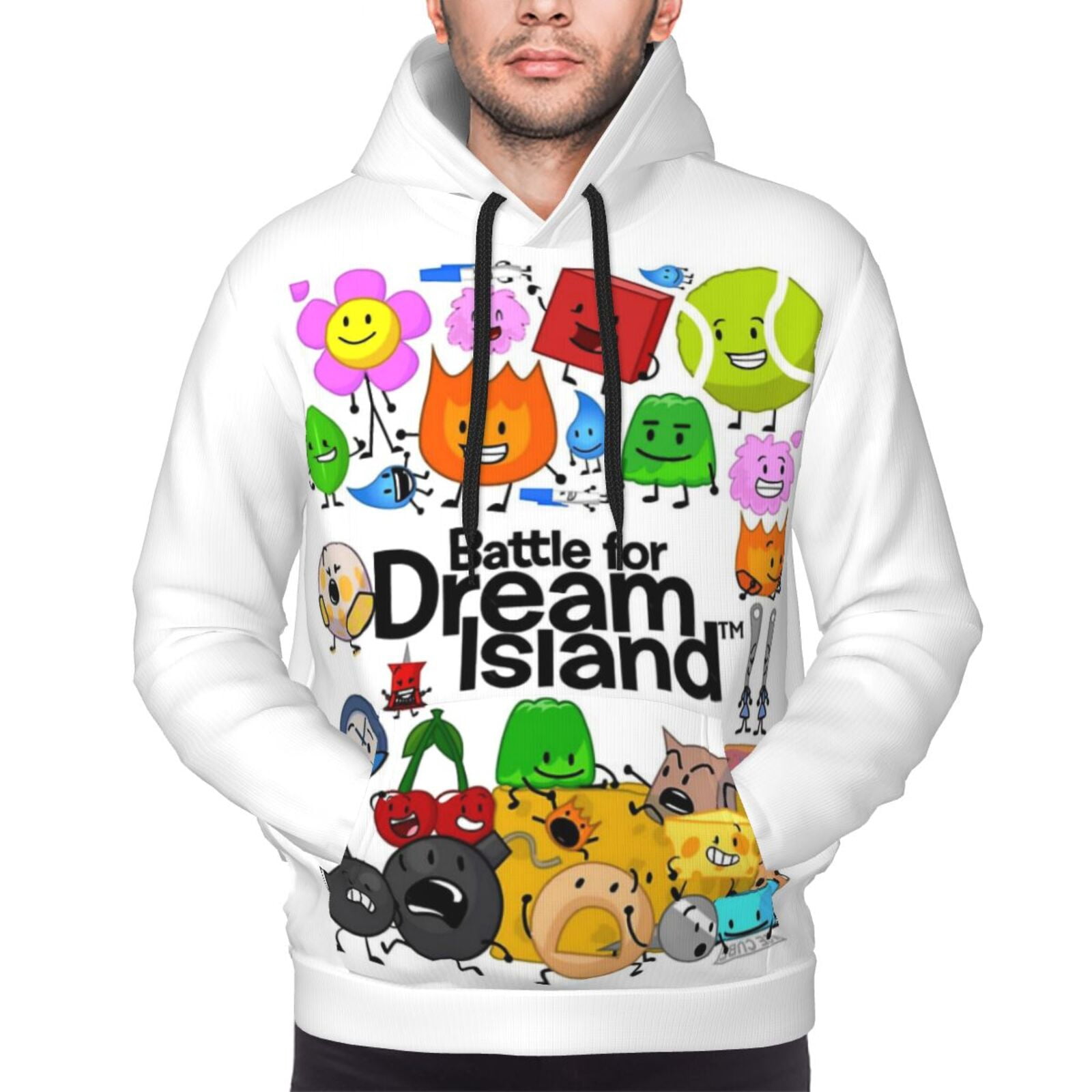 Unisex Adult Game BFDI Battle For Dream Island Pullover Hoodie With ...