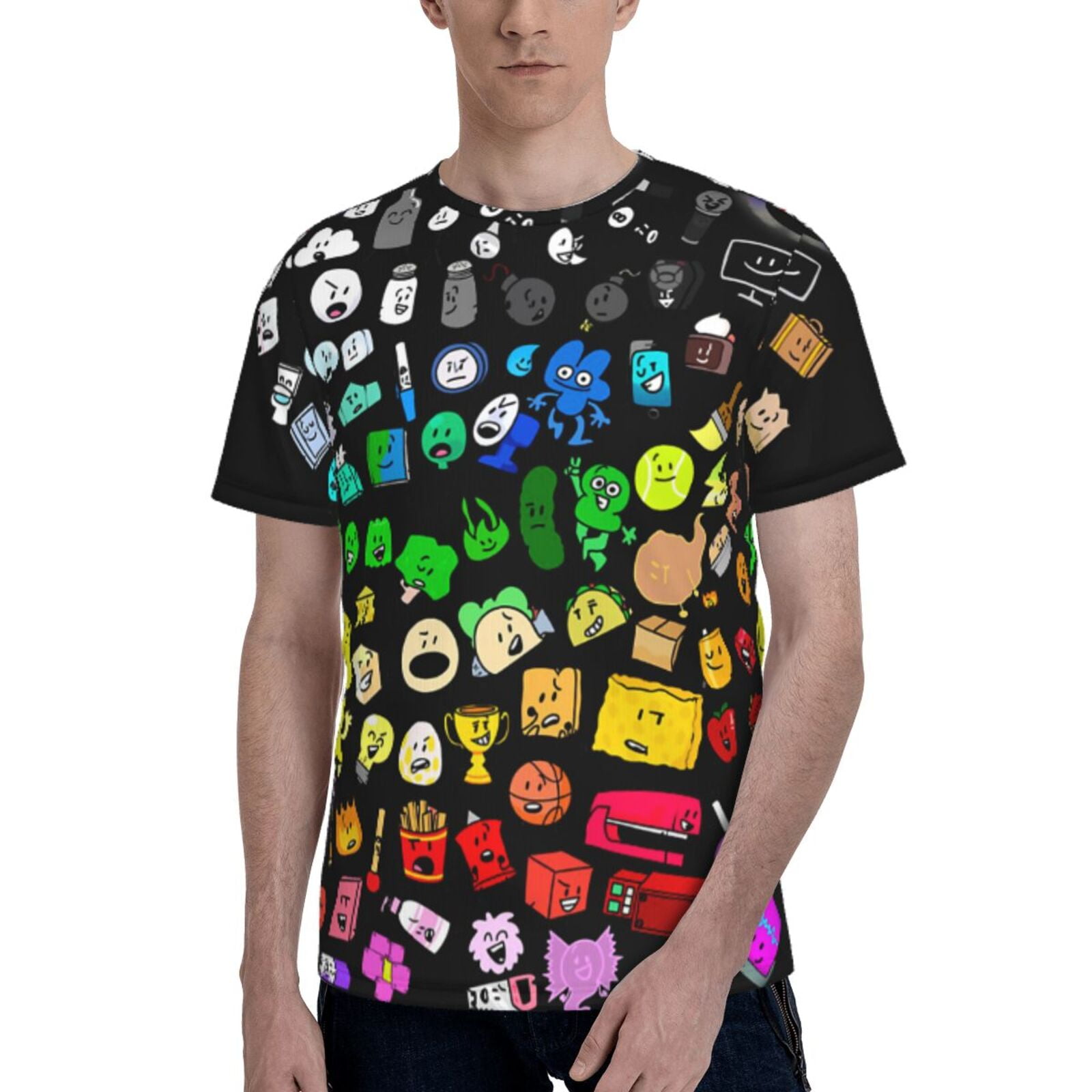 Unisex Adult Game BFDI Battle For Dream Island T Shirts 3D Printed ...