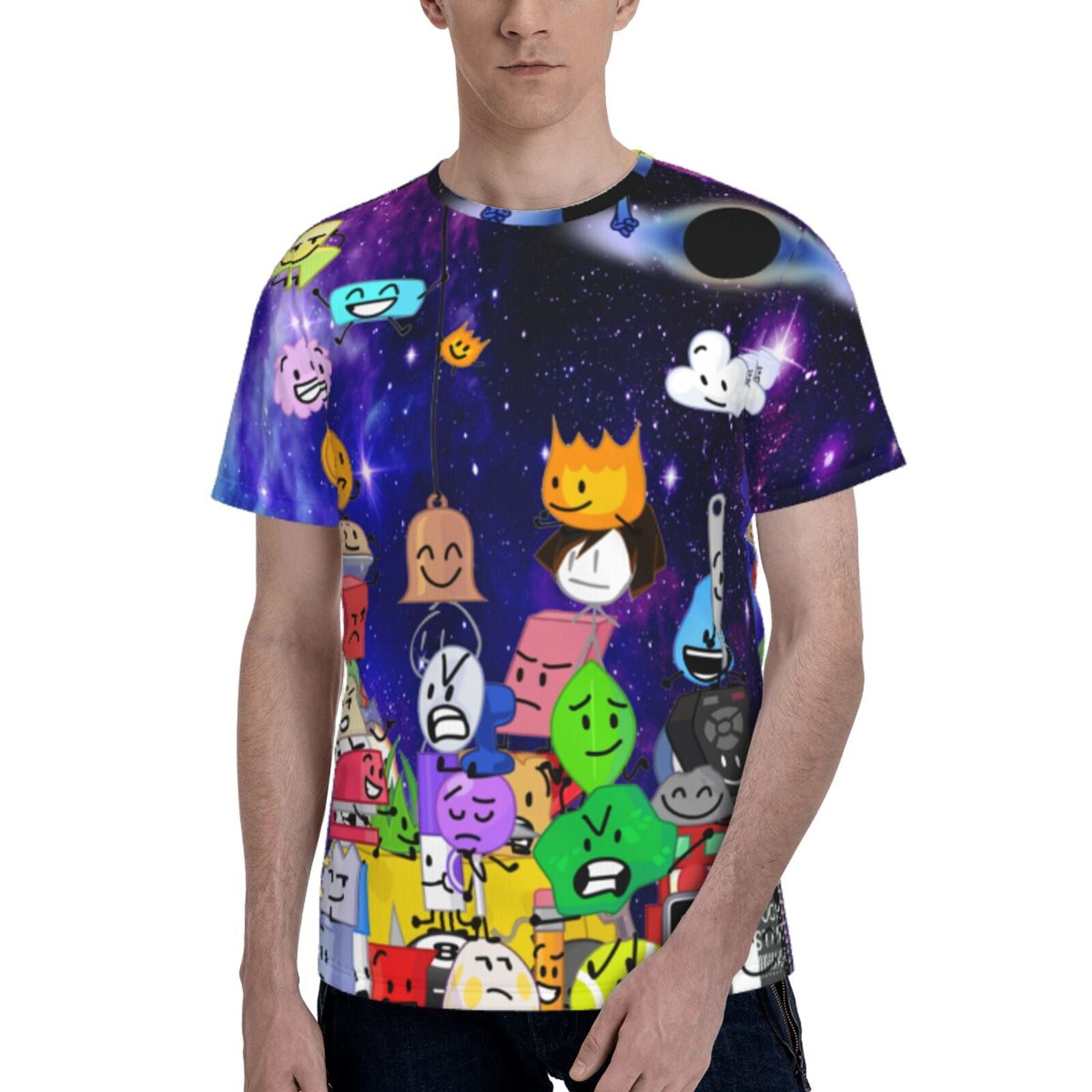 Unisex Adult Game BFDI Battle For Dream Island T Shirts 3D Printed ...