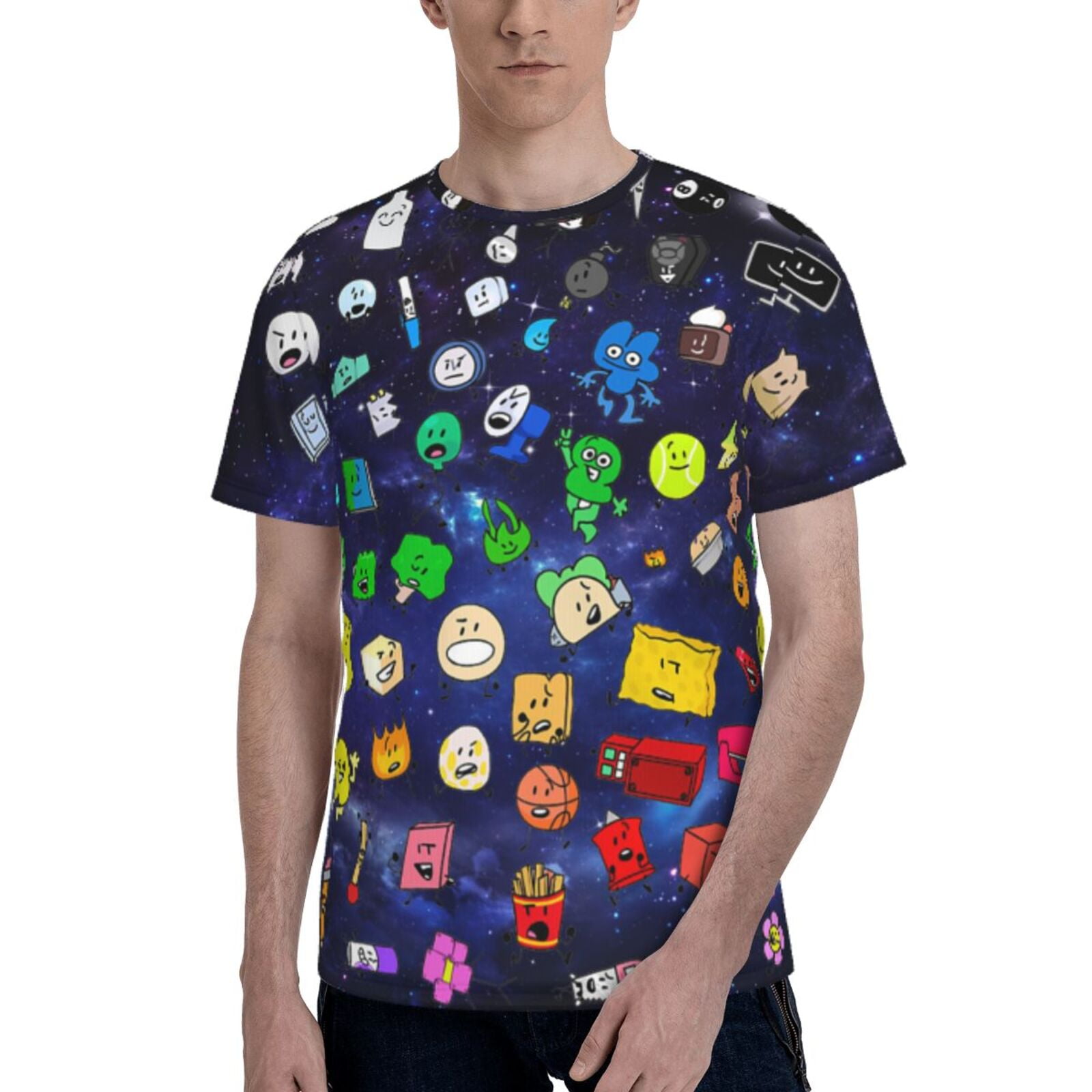 Unisex Adult Game BFDI Battle For Dream Island T Shirts 3D Printed ...