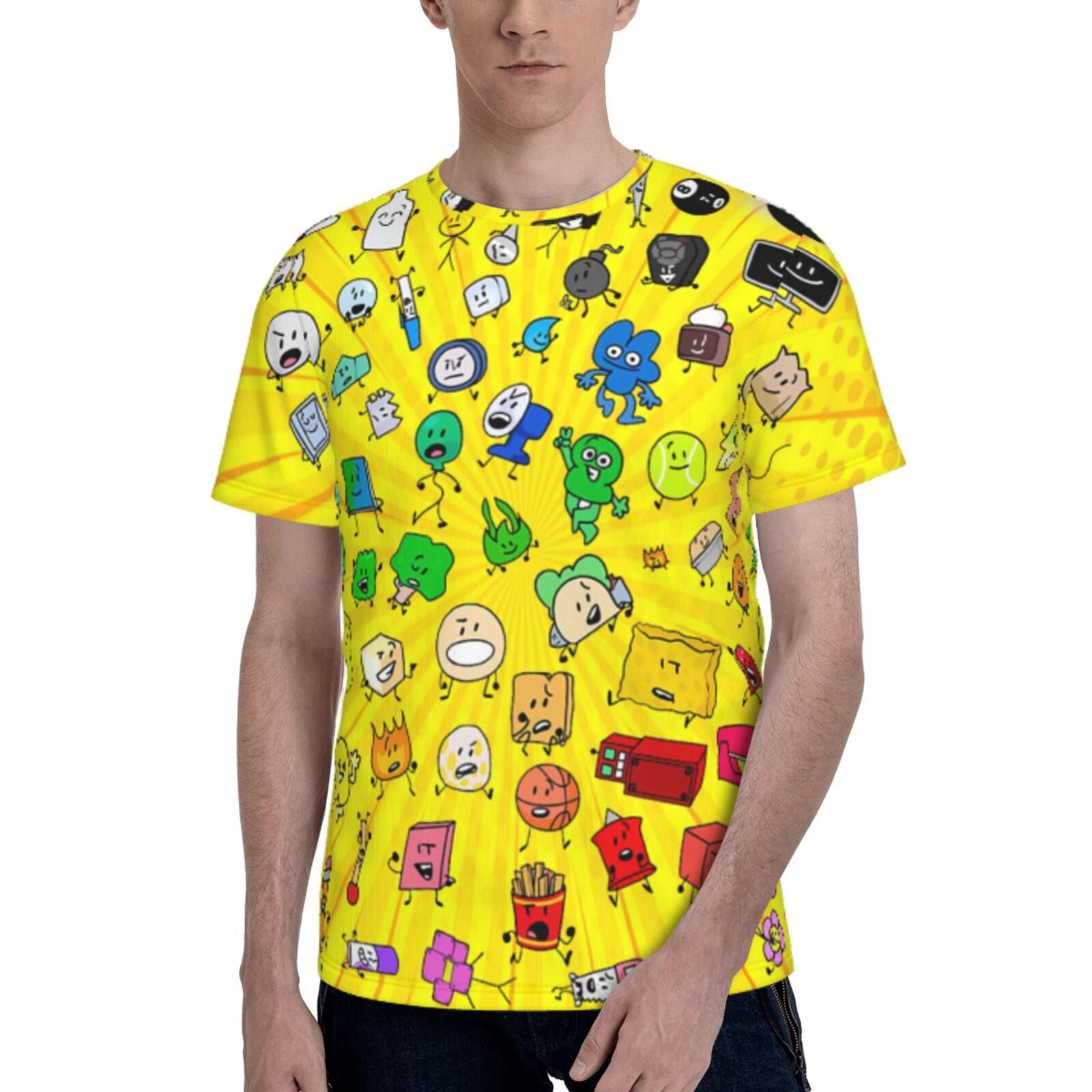 Unisex Adult Game BFDI Battle For Dream Island T Shirts 3D Printed ...