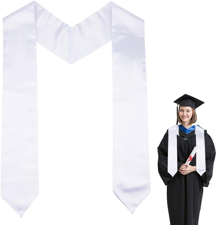Unisex Adult Graduation Stole Plain Graduation Honor Stoles Sublimation ...