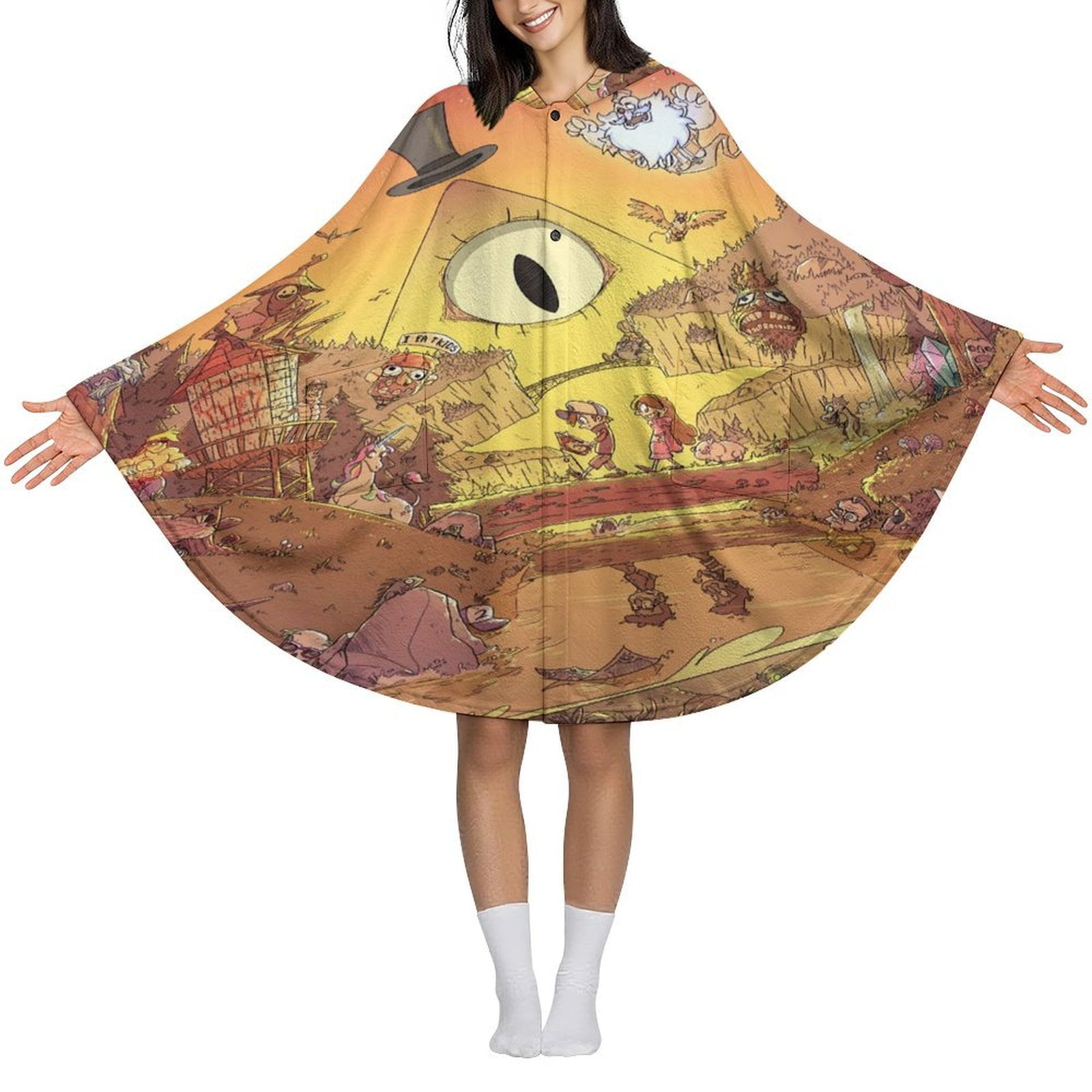 Unisex Adult Gravity Fa-,ll Wearable Blanket Long Sleeve Oversized ...