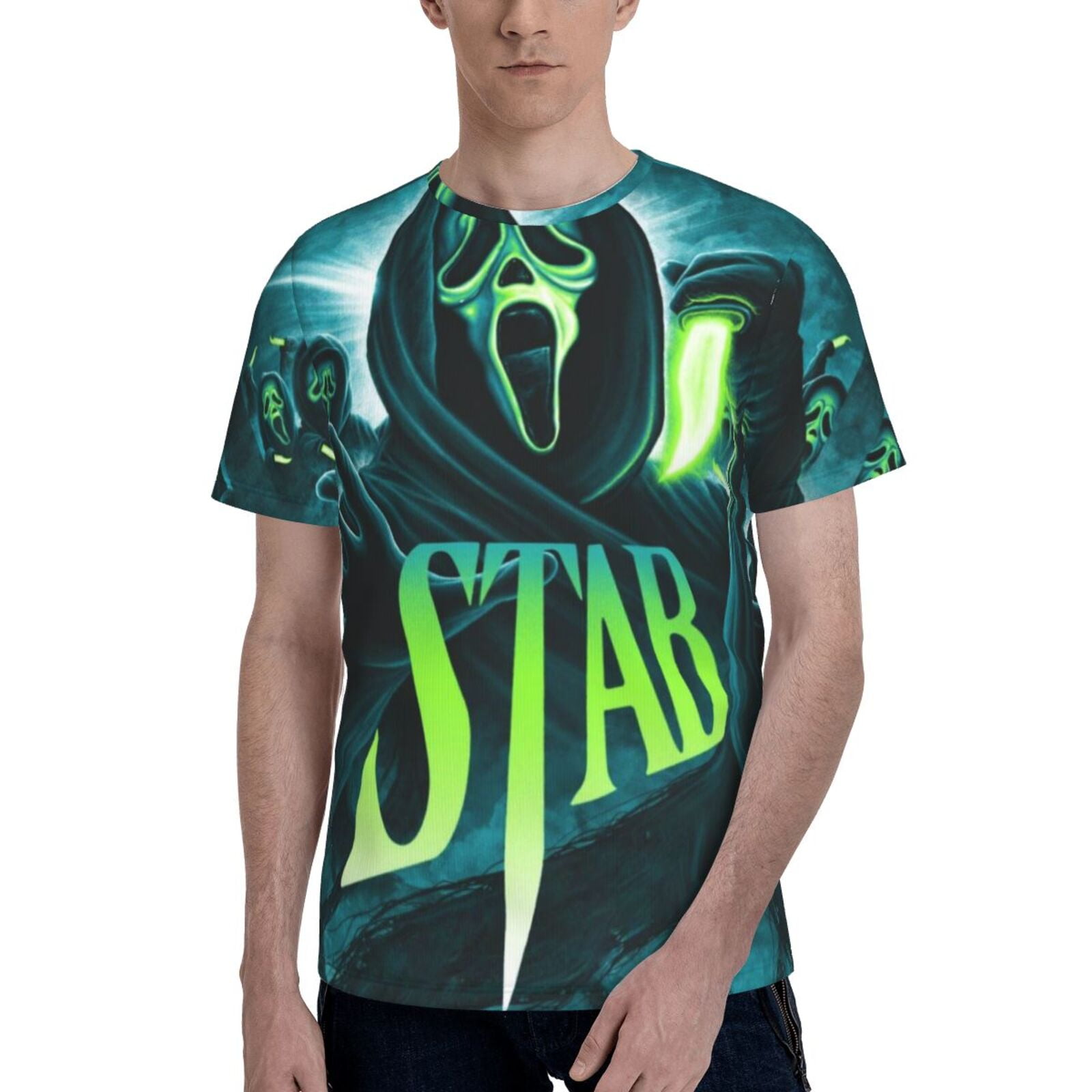 Unisex Adult Horror Movie Scre-am0 TShirt Graphic Tee Shirts Short ...