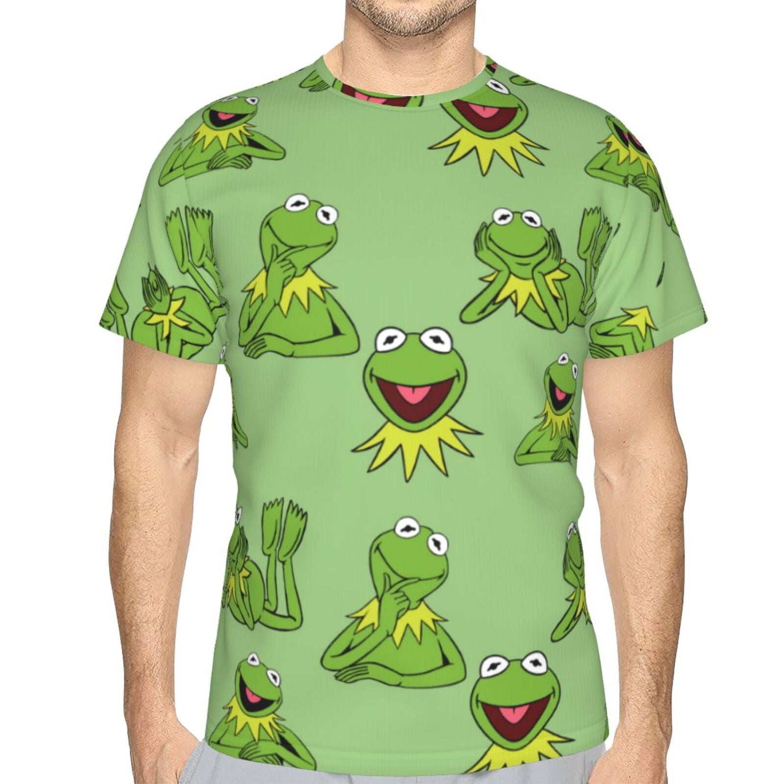 Unisex Adult Ke-Rmit The Fro T-Shirts, 3D Graphic Novelty Shirts ...