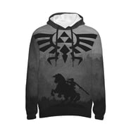 Nintendo Legend of Zelda Twilight Princess Triforce Hoodie - Walmart.com