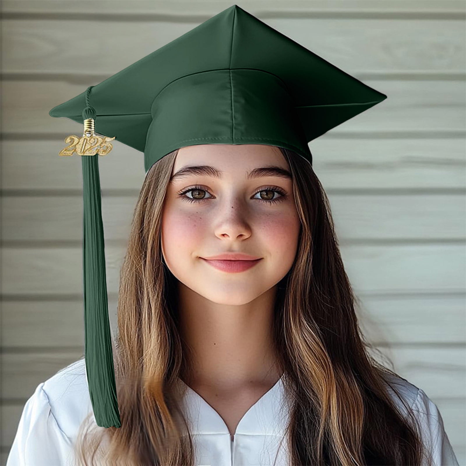 Unisex Adult Matte Graduation Cap with 2025 Tassel Year Charm for High ...