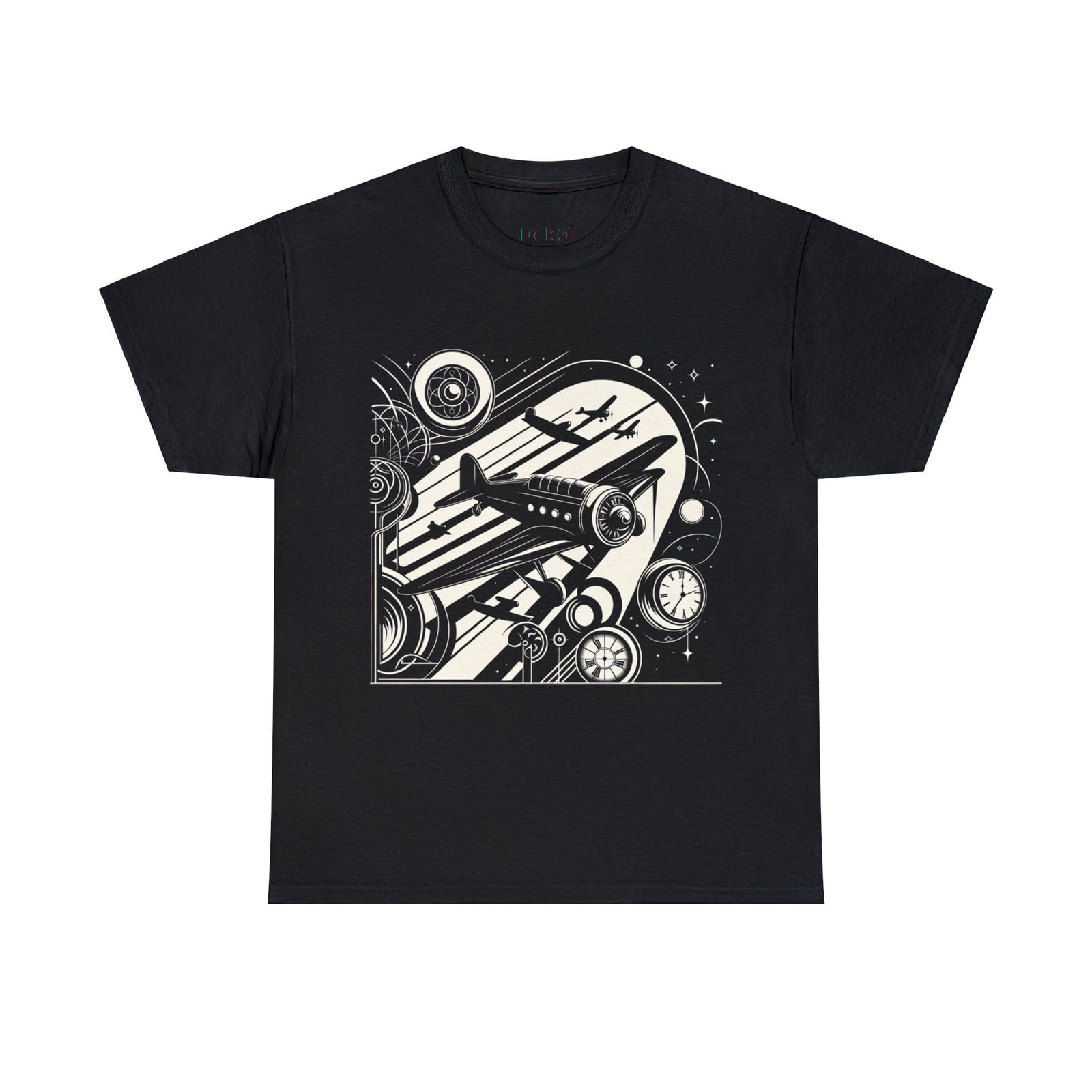Unisex Adult T Shirt Designer Surreal 1930s Art Deco Airplane Aviation ...
