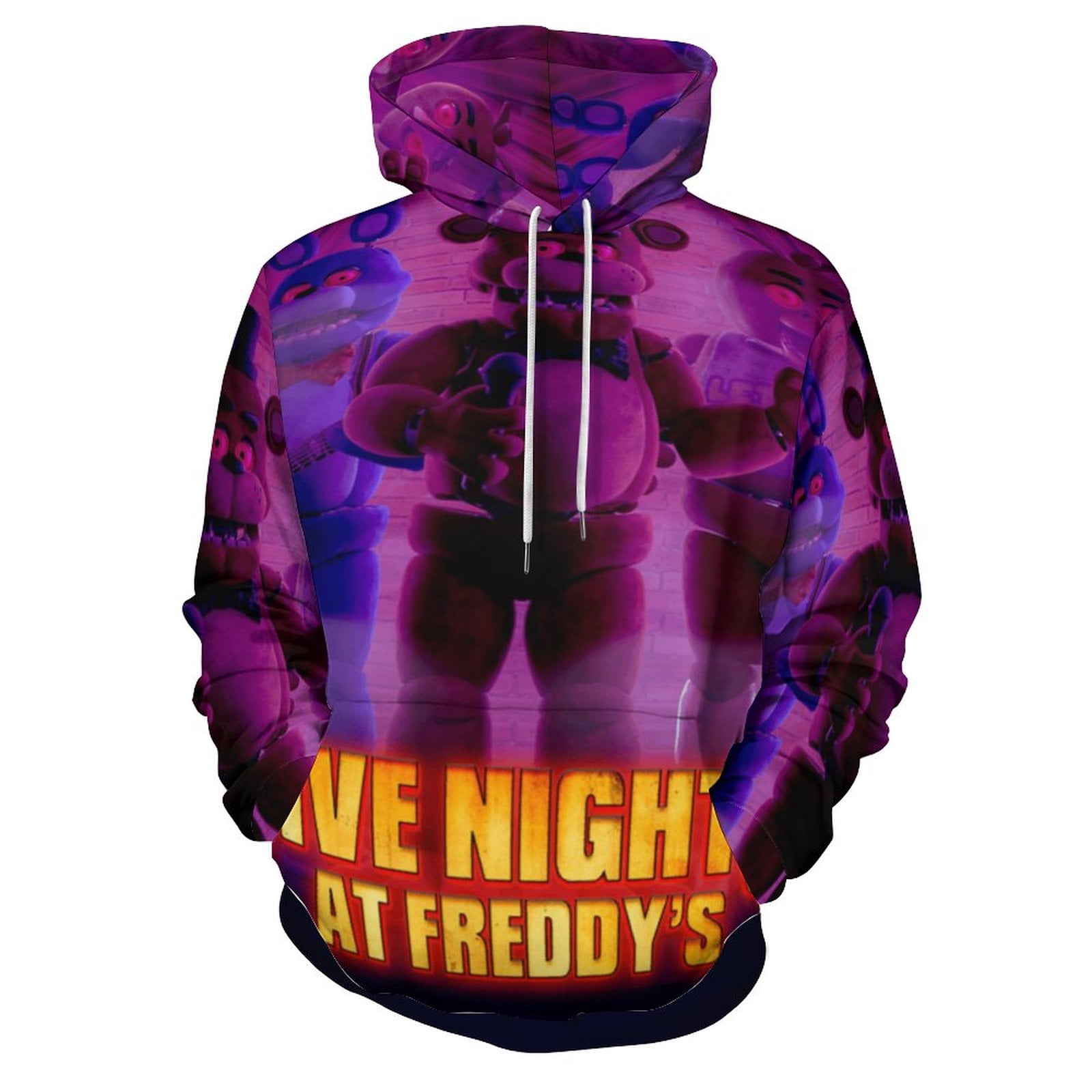 Unisex Adults Five Nights At Freddy's Hoodies Pullover Weatshirts ...