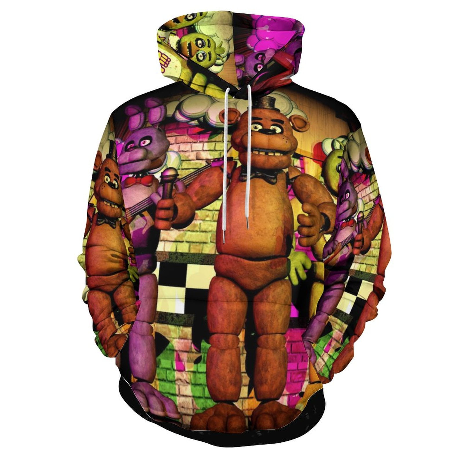 Unisex Adults Five Nights At Freddy's Hoodies Pullover Weatshirts ...