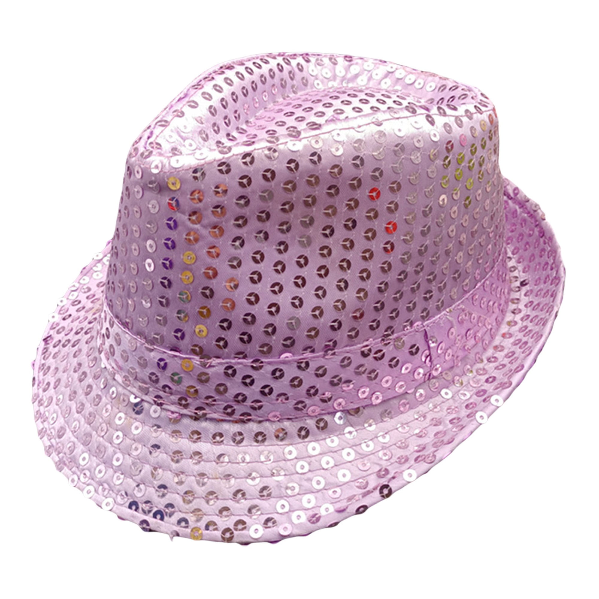 Unisex Adults Jazz Hat for Women and Men, Sequins Stage Dance ...
