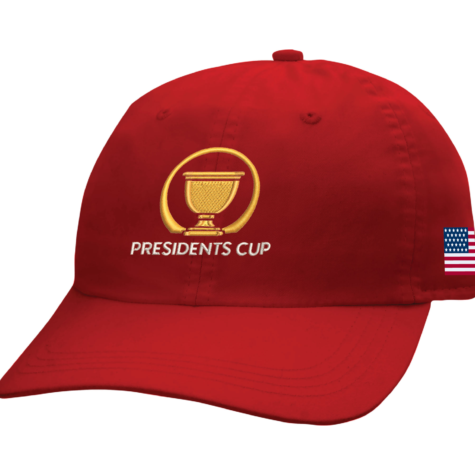 Unisex Ahead Red Presidents Cup Team USA Shawmut Adjustable Hat ...