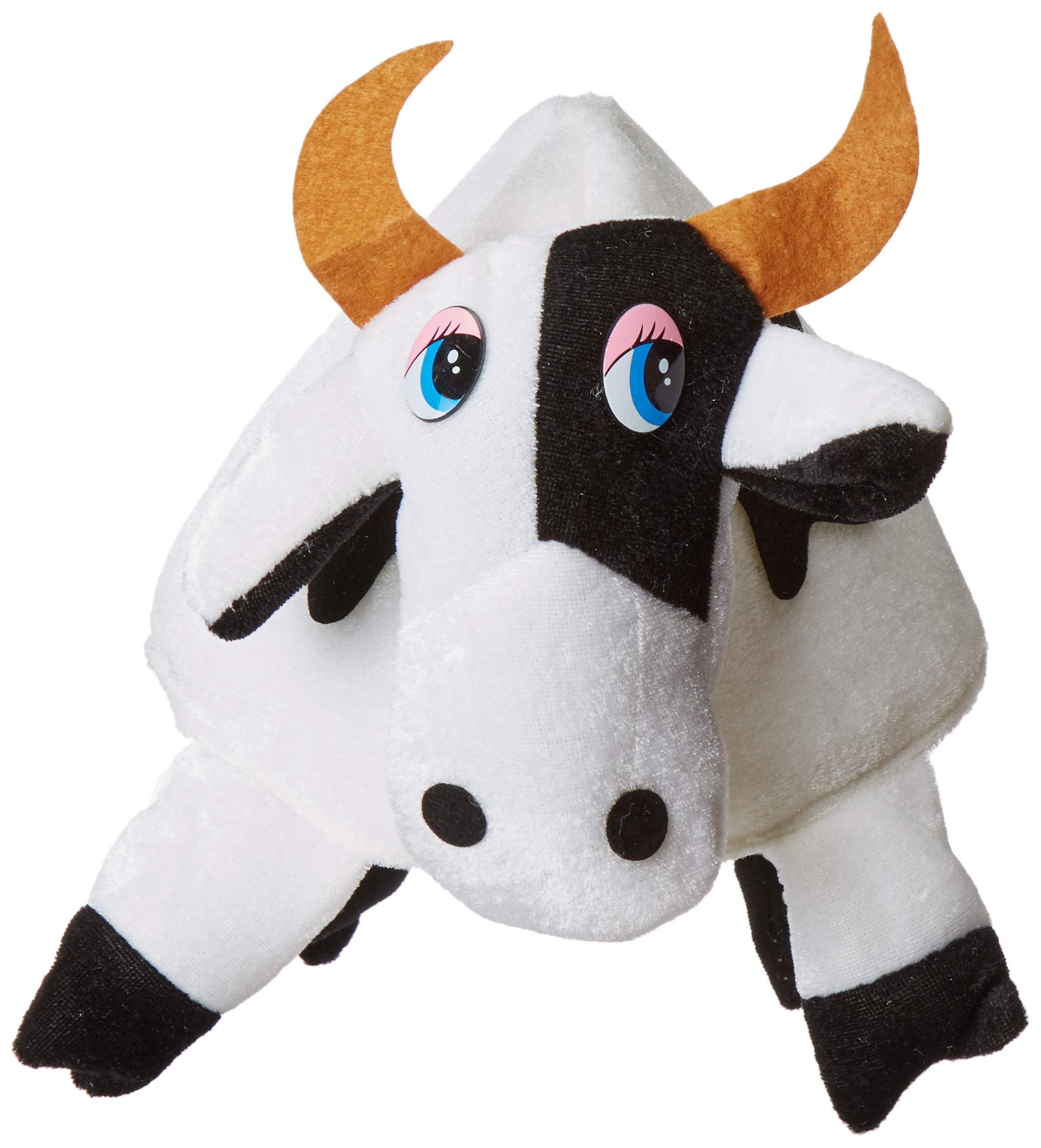 Unisex Animal Hat Funny Plush Cow Party Hat Cap Costume Accessory ...
