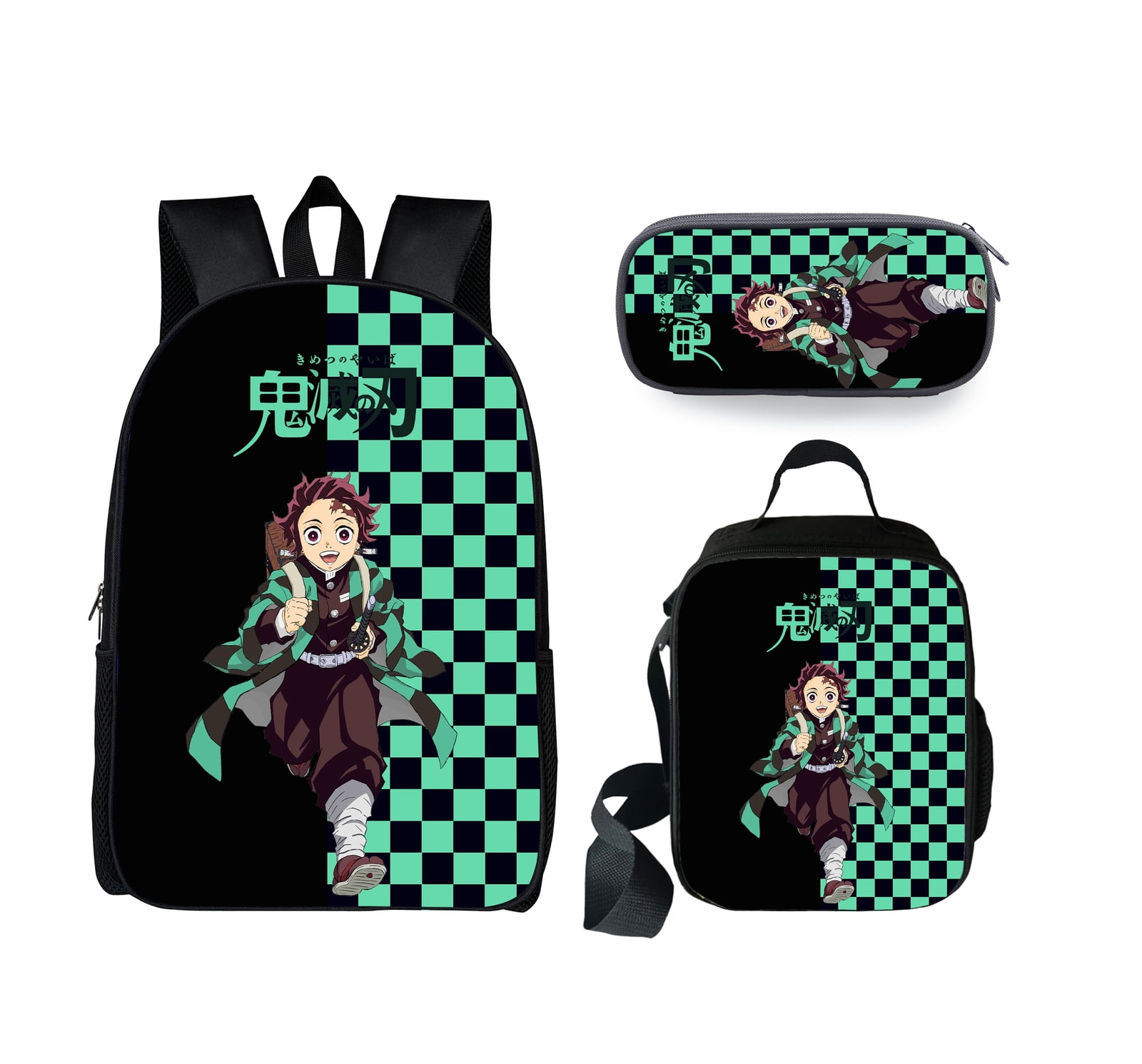 Unisex Anime Demon Slayer Backpack 3d Printing Bag Casual Daypacks 3 ...