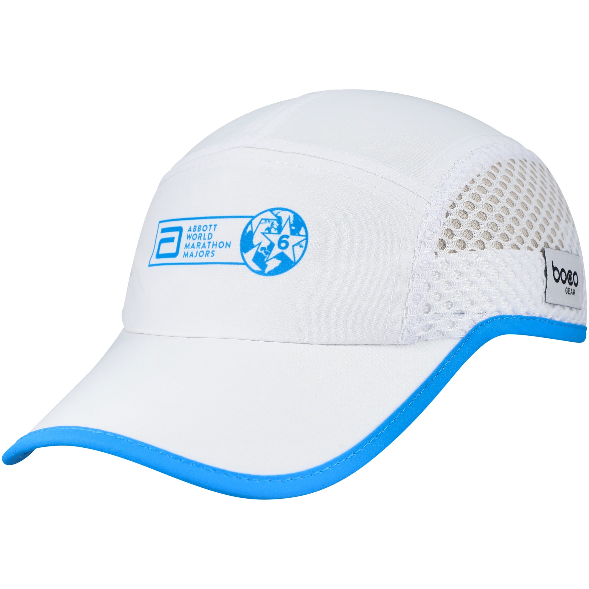 Unisex-BOCO Gear White World Marathon Majors Running Mesh Adjustable ...