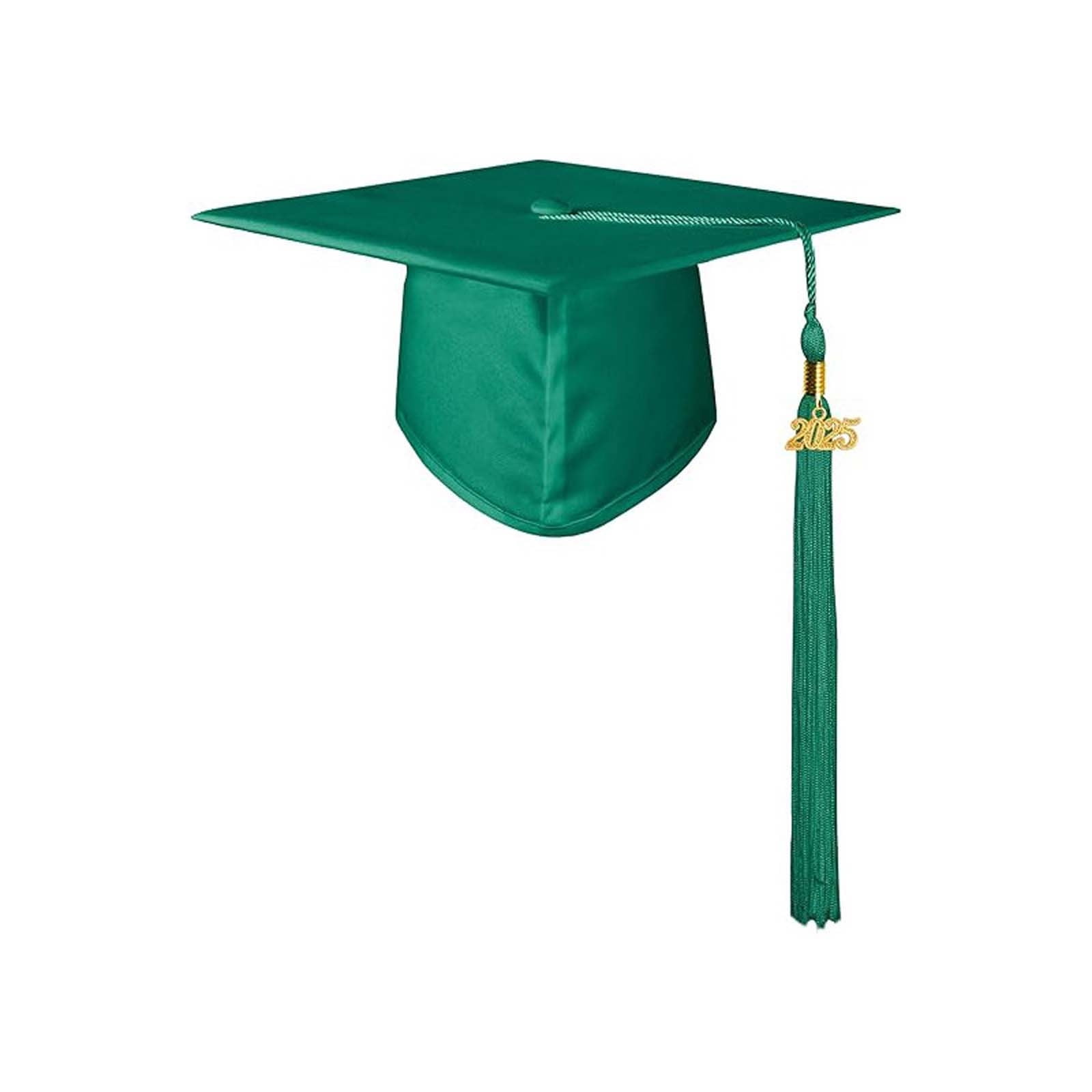 Unisex Graduation Hat with 2025 Tassel - Polyester Grad Cap for Adult ...