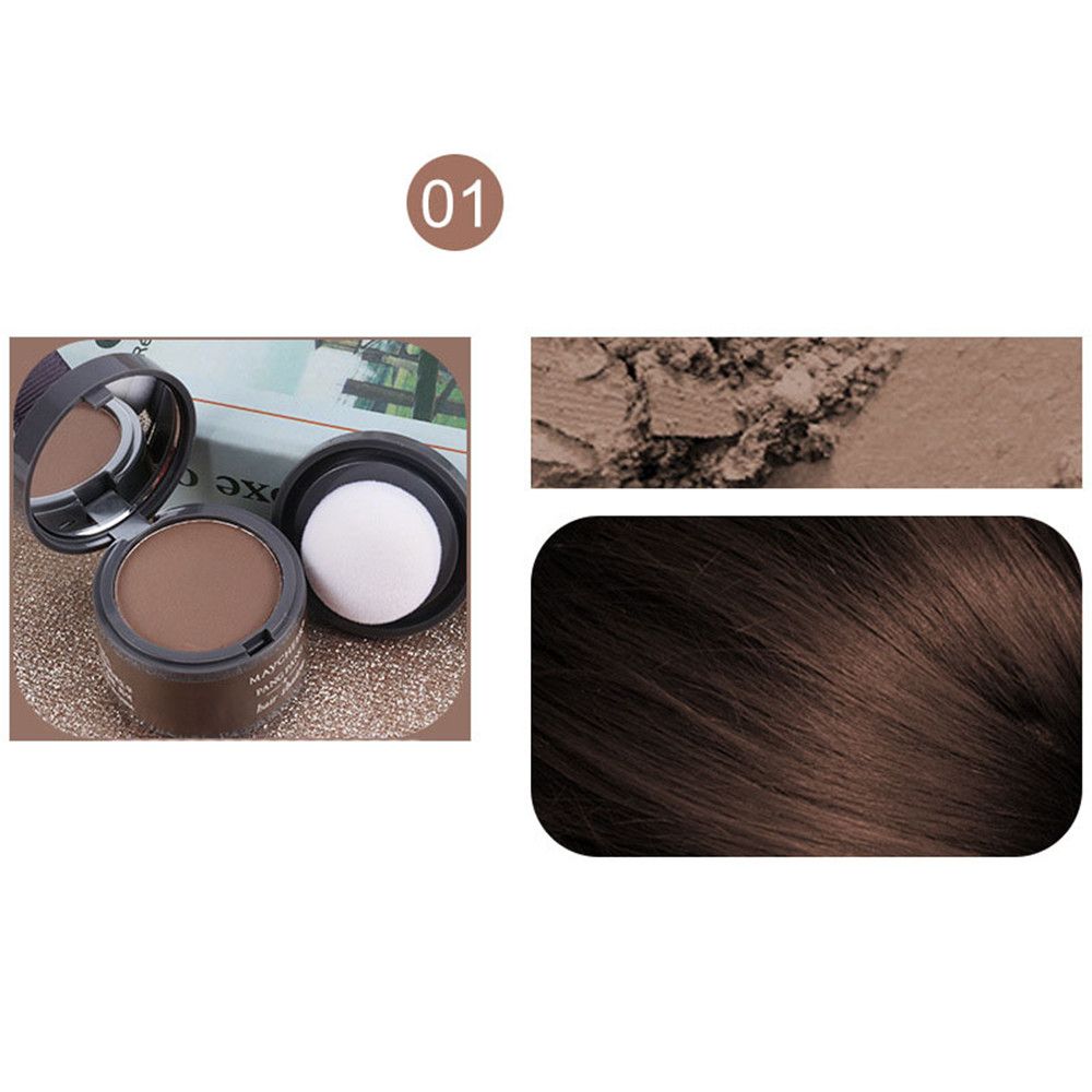 Unisex Bald Coverage Hair Fluffy Hair Filling Hairline Powder Forehead ...