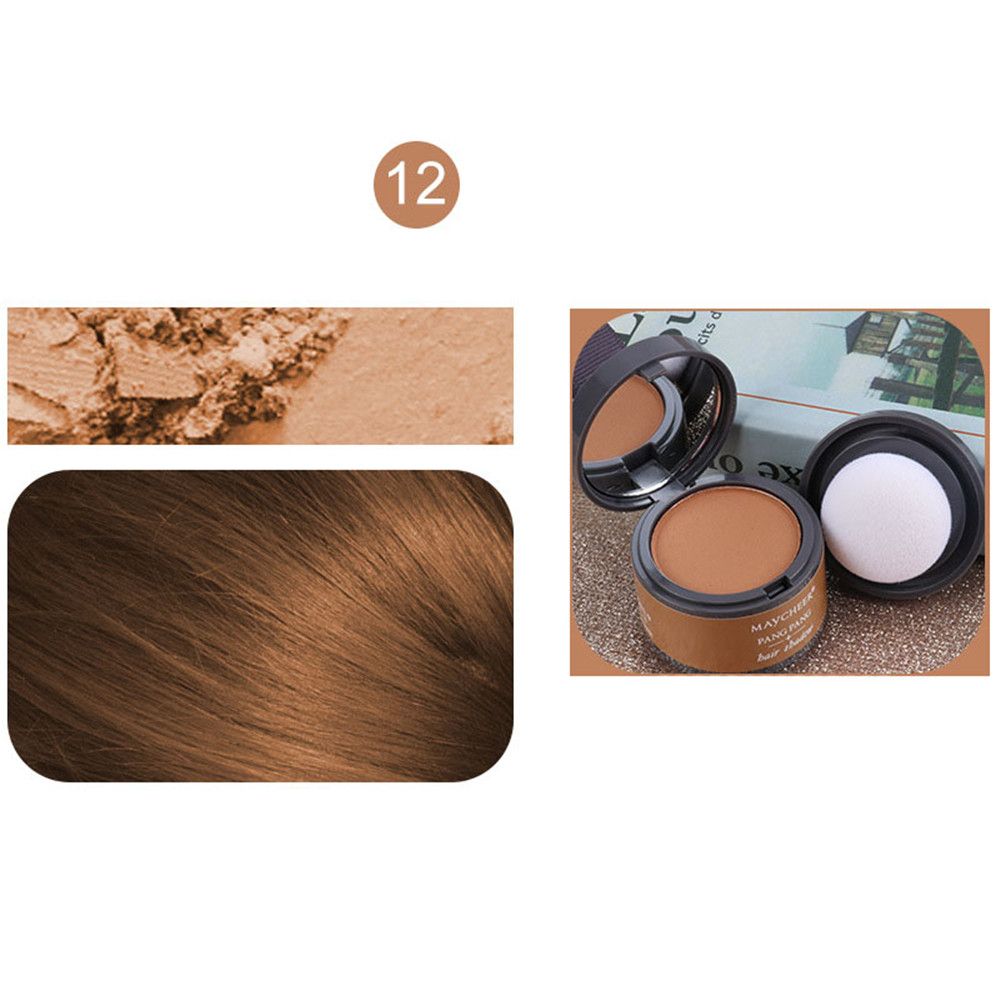 Unisex Bald Coverage Hair Fluffy Hair Filling Hairline Powder Forehead ...