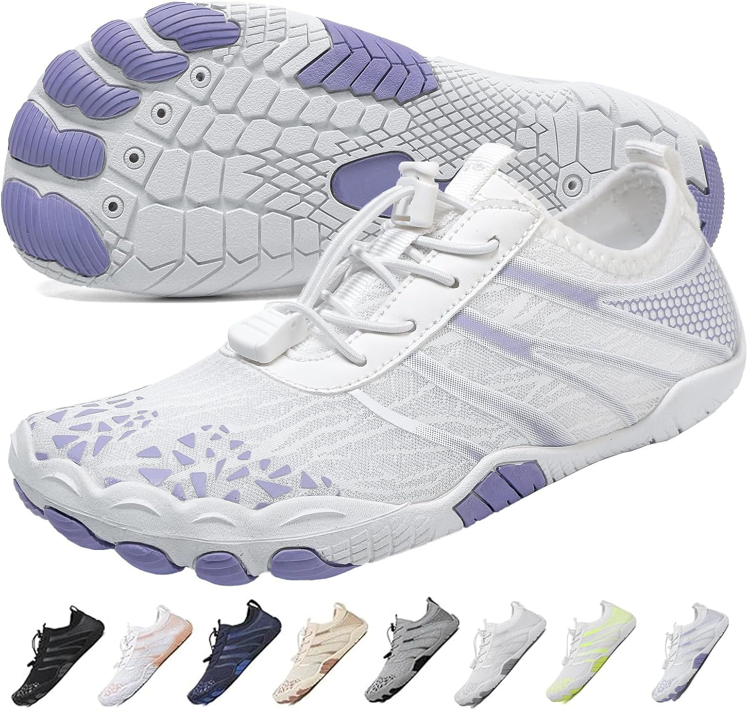 Unisex Barefoot Water Shoes Wide Toe Box Non-Slip Quick-Dry Athletic ...