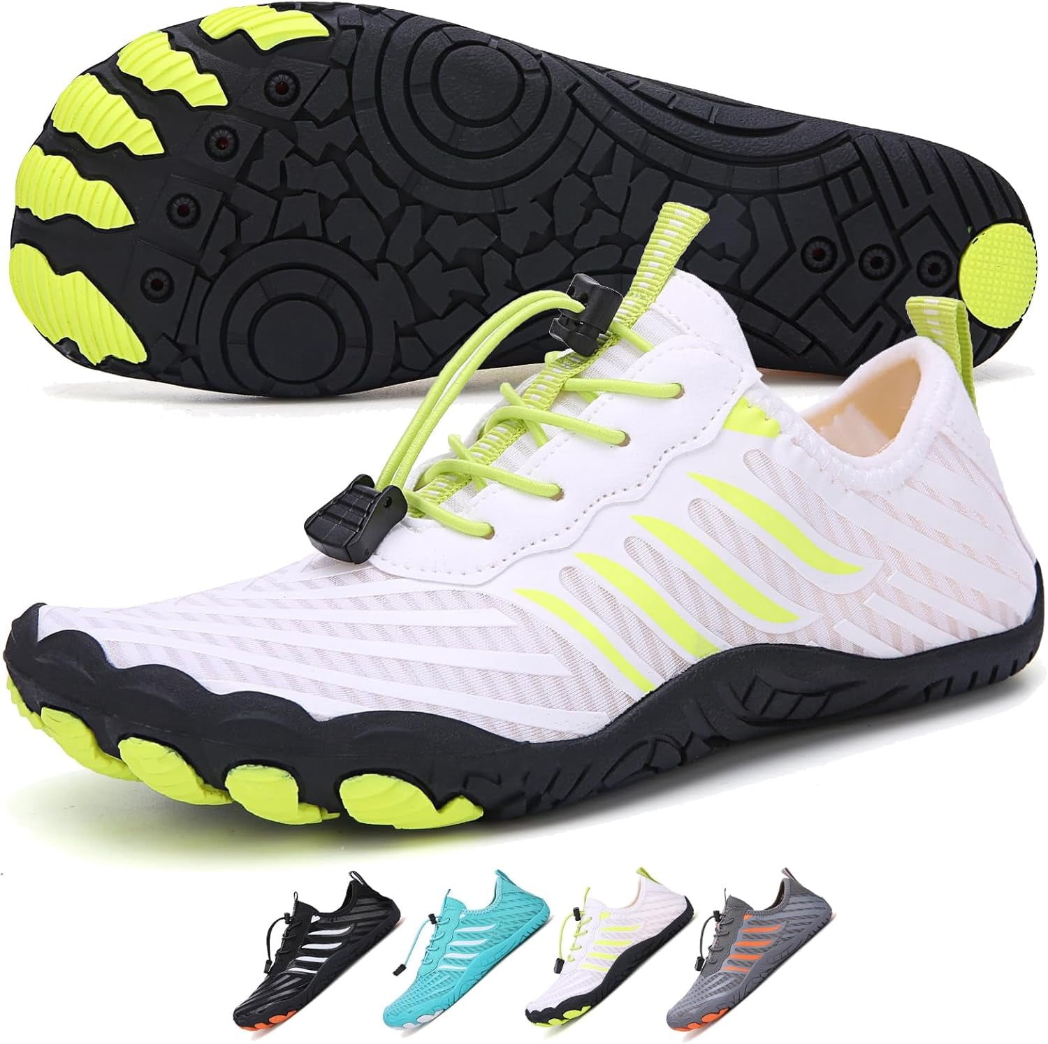 Unisex Barefoot Water Shoes Wide Toe Box Non-Slip Quick-Dry Athletic ...