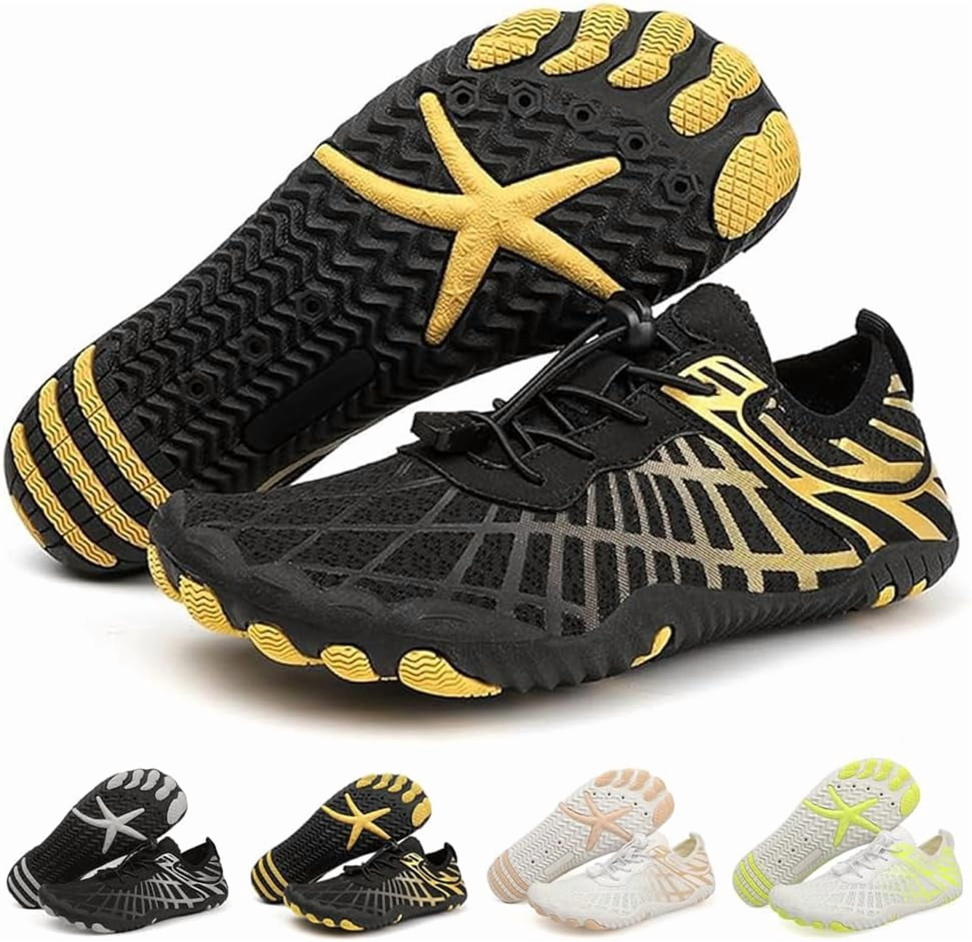 Unisex Barefoot Water Shoes, Wide Toe Box Zero-Drop Hiking and Swimming ...