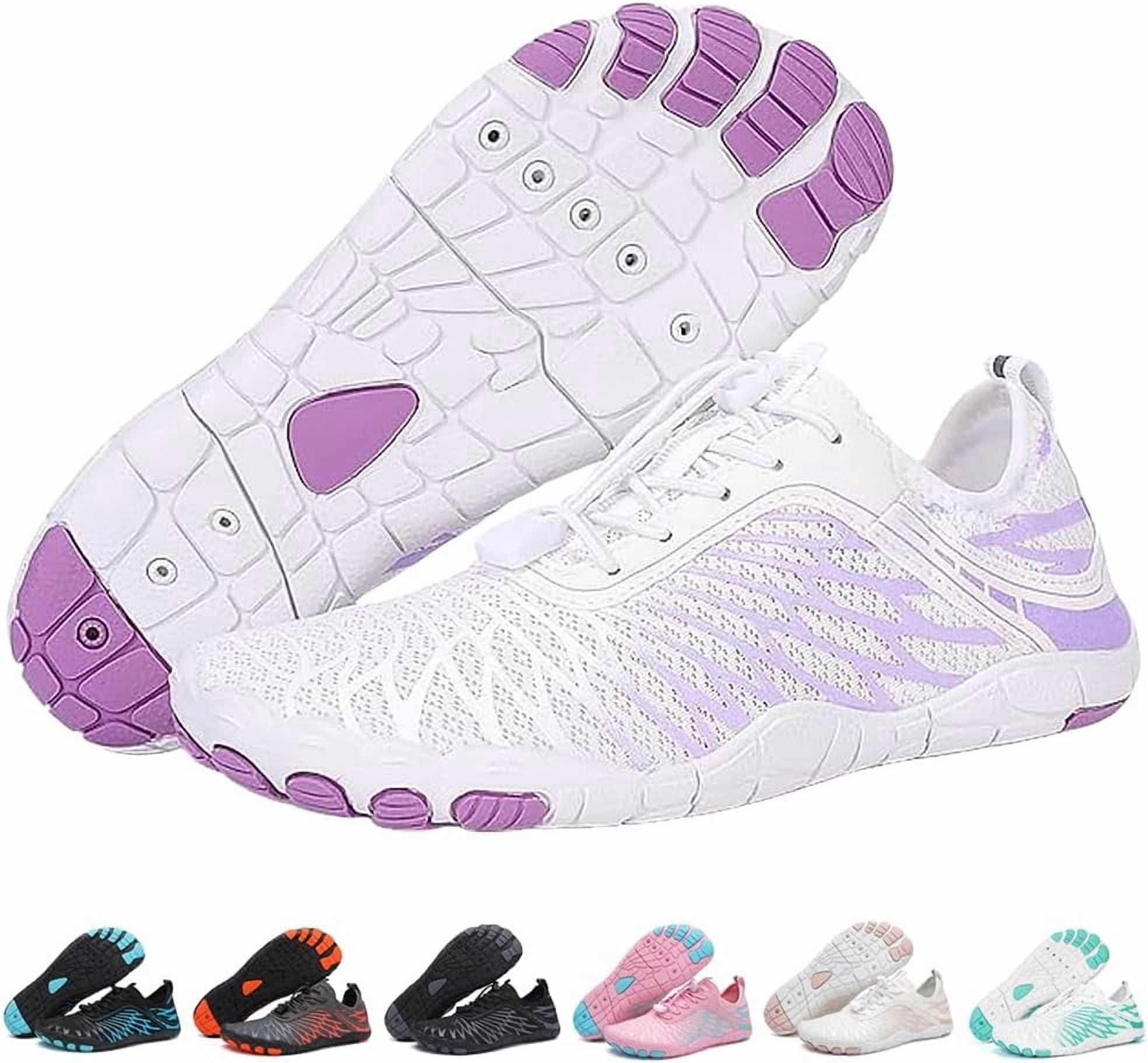 Unisex Barefoot Water Shoes, Wide Toe Box Zero-Drop Hiking and Swimming ...