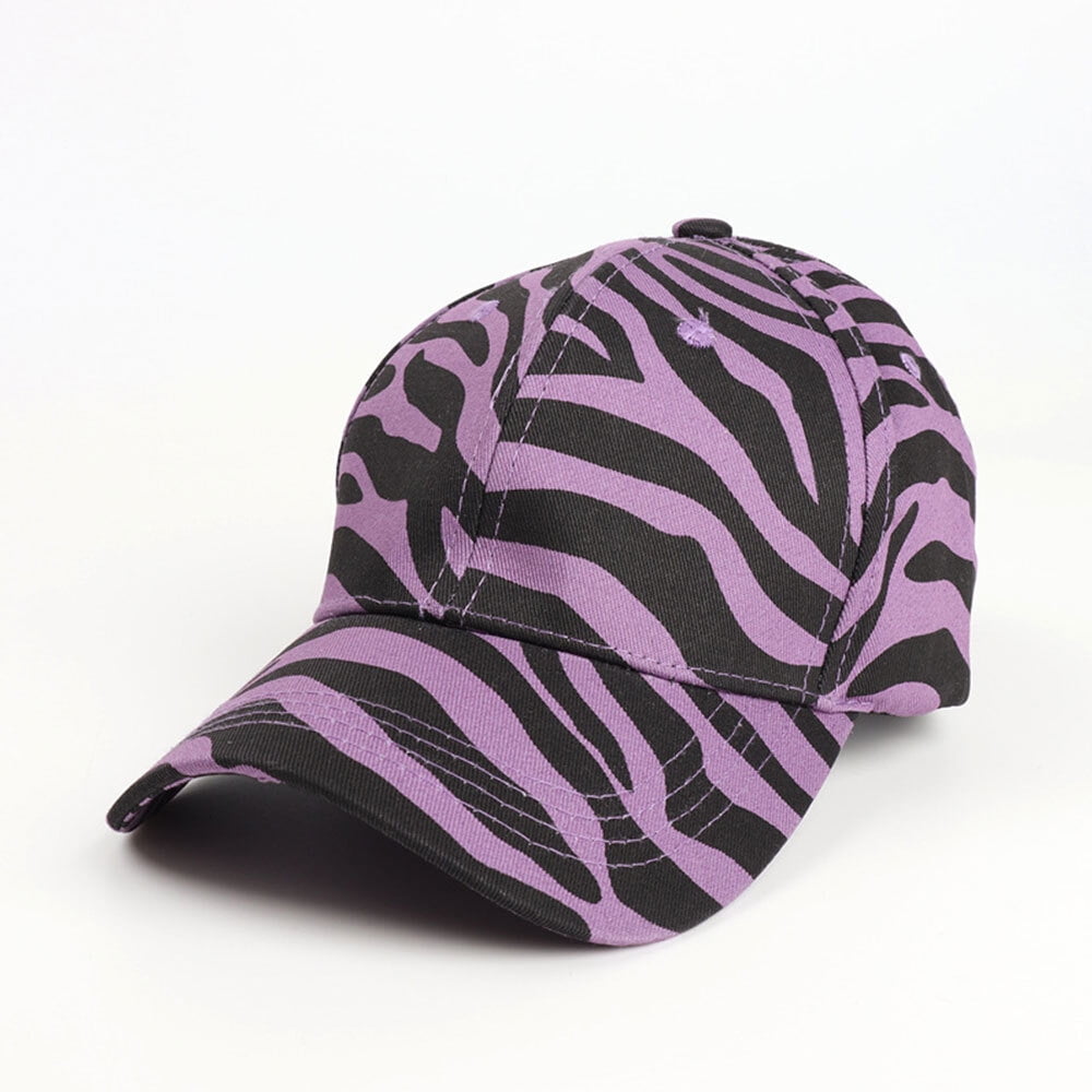 Unisex Baseball Cap Cow Leopard Zebra Printing Adjustable Hat Sun Shade ...