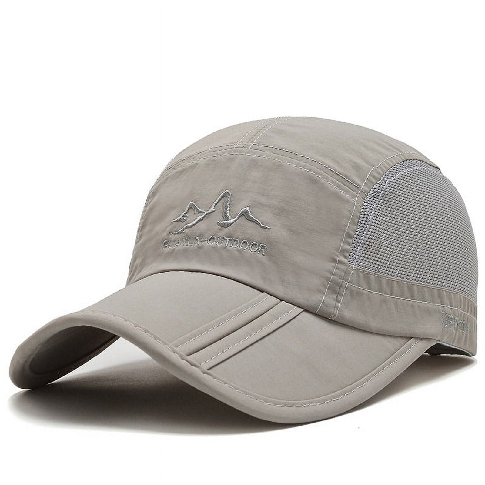 Unisex Baseball Cap UPF 50 Unstructured Hat with Foldable Long Large ...