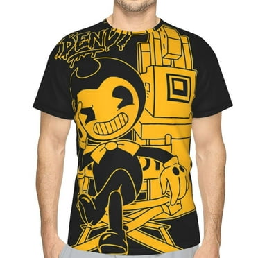 Bendy And The Ink Machine Mens 3d Graphic Print Shirts Casual Short ...