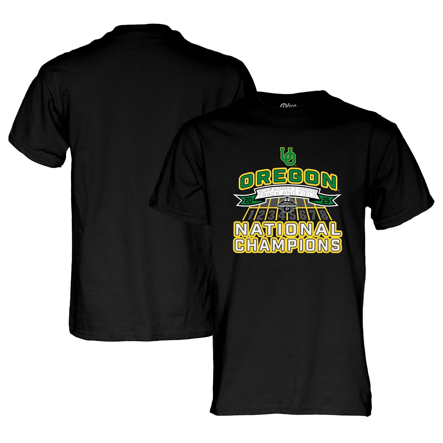 Unisex Blue 84 Black Oregon Ducks 2025 NCAA Women's Indoor Track ...