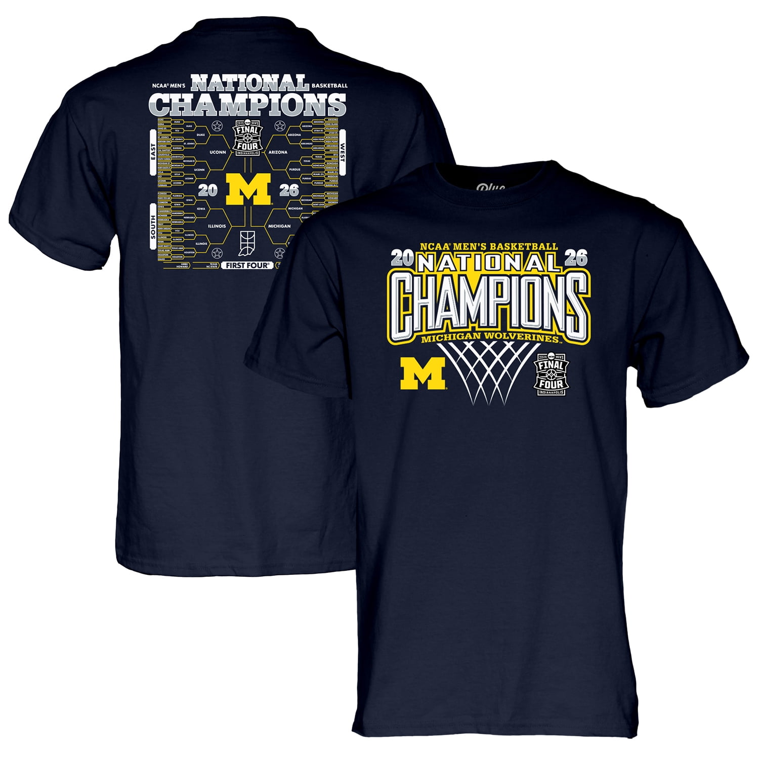 Unisex Blue 84 Navy Michigan Wolverines 2026 NCAA Men's Basketball ...