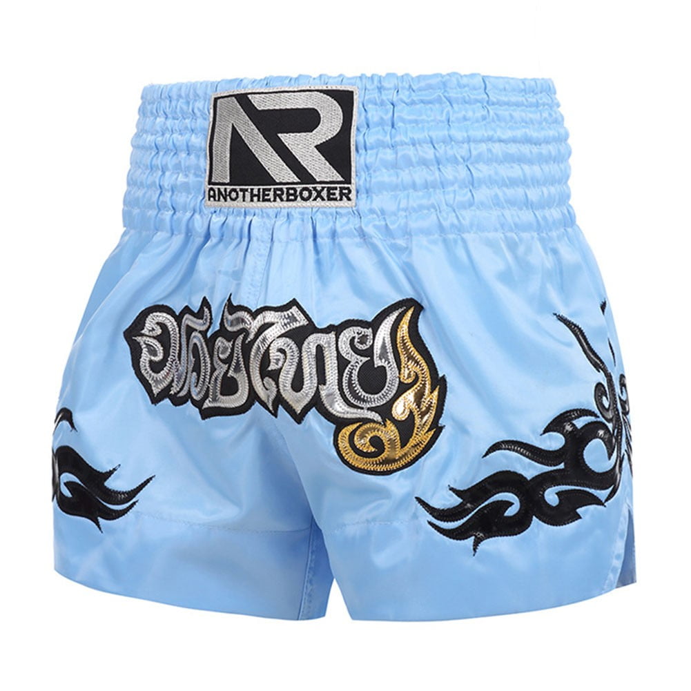 Unisex Boxing Shorts MMA Muay Thai Training Trunks Fitness Shorts For ...