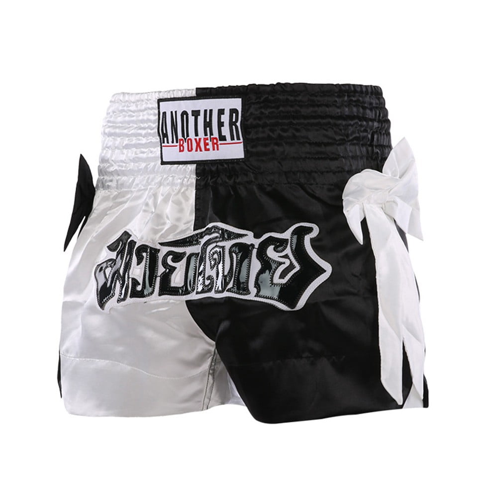 Unisex Boxing Shorts mma Muay Thai Training Trunks Fitness Shorts for ...