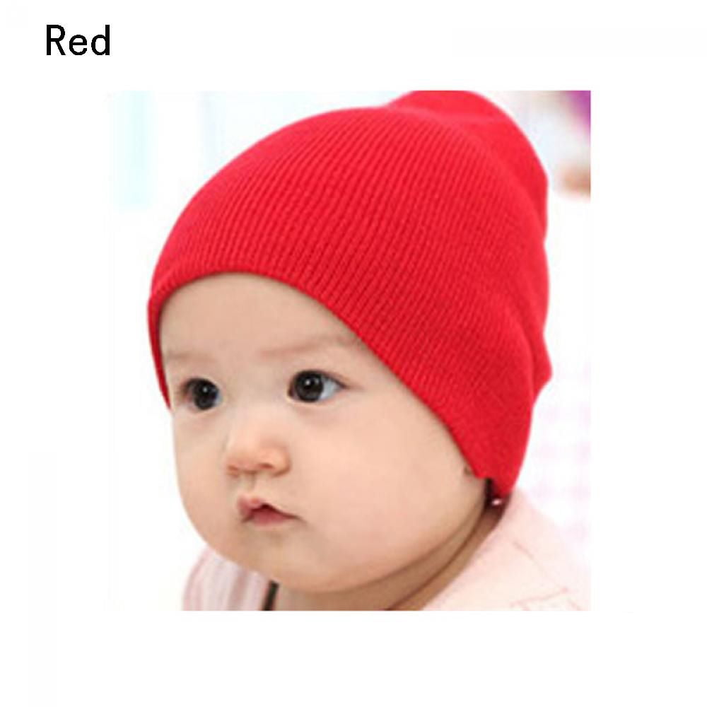 Unisex Boy/girl Soft Kids Boy Knitted Crochet Baby Hat Winter Warm ...