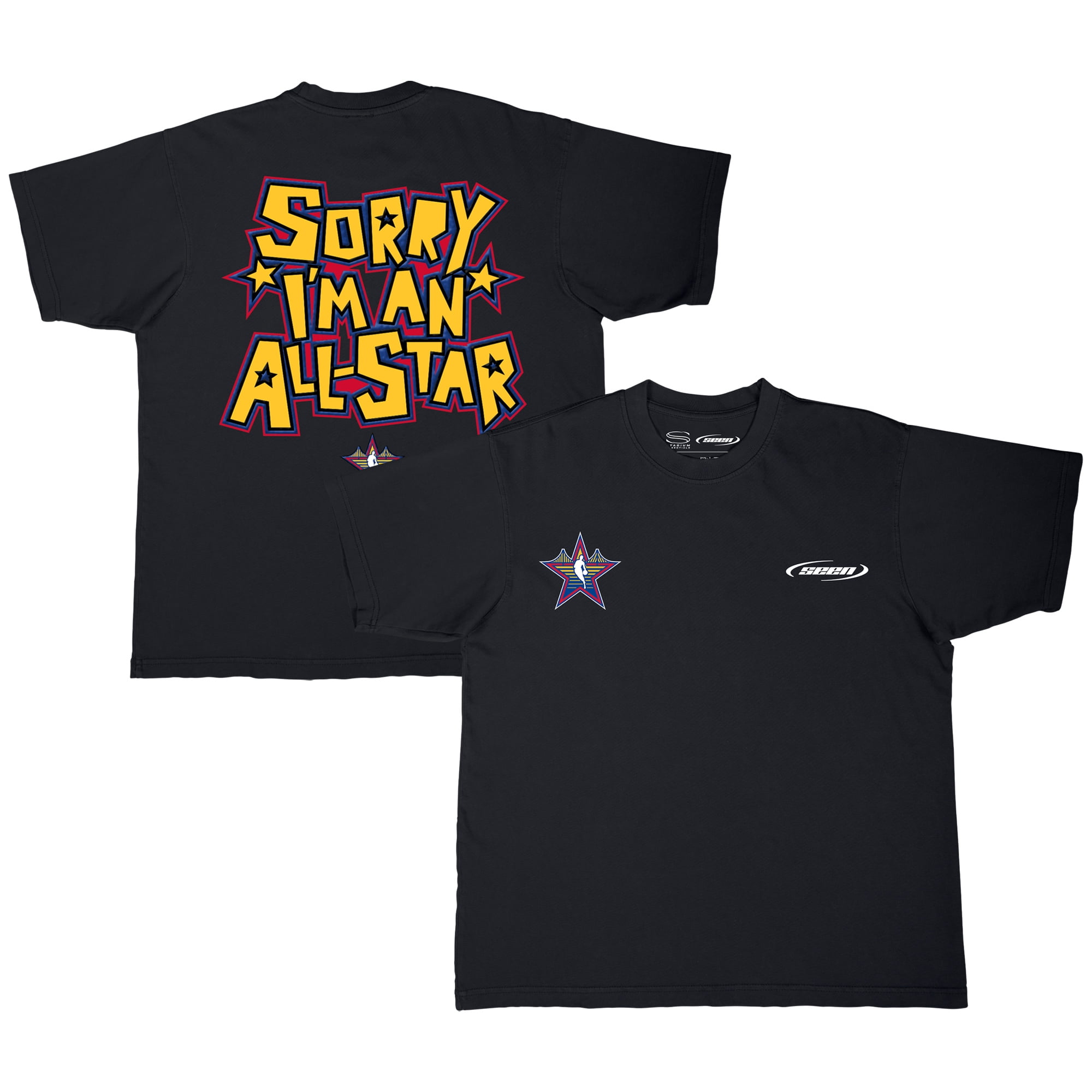 Unisex-Brand Seen x Stadium Essentials Black 2025 NBA All-Star Game ...